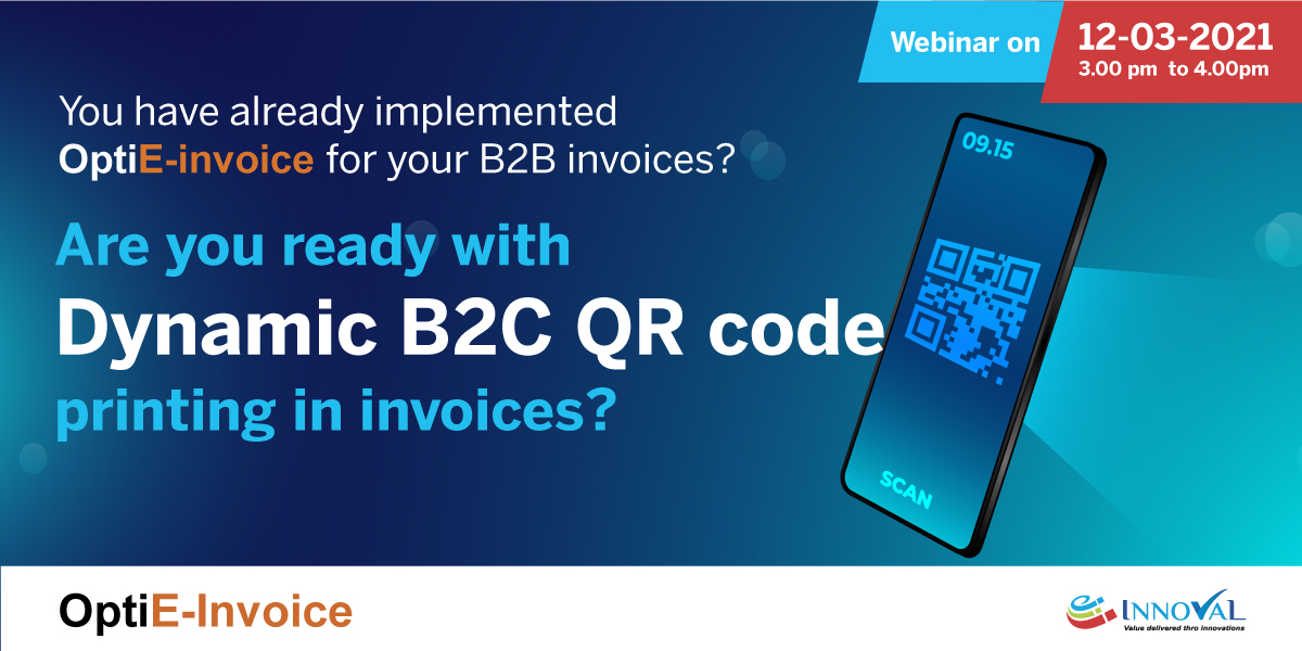 Solution for Dynamic QR Code in B2C Invoices | Innoval Digital ...